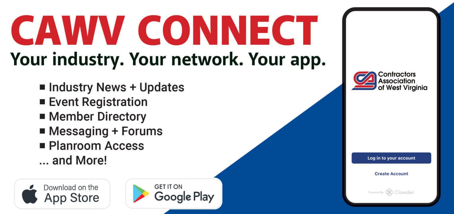 CAWV Connect App - Contractors Association of West Virginia